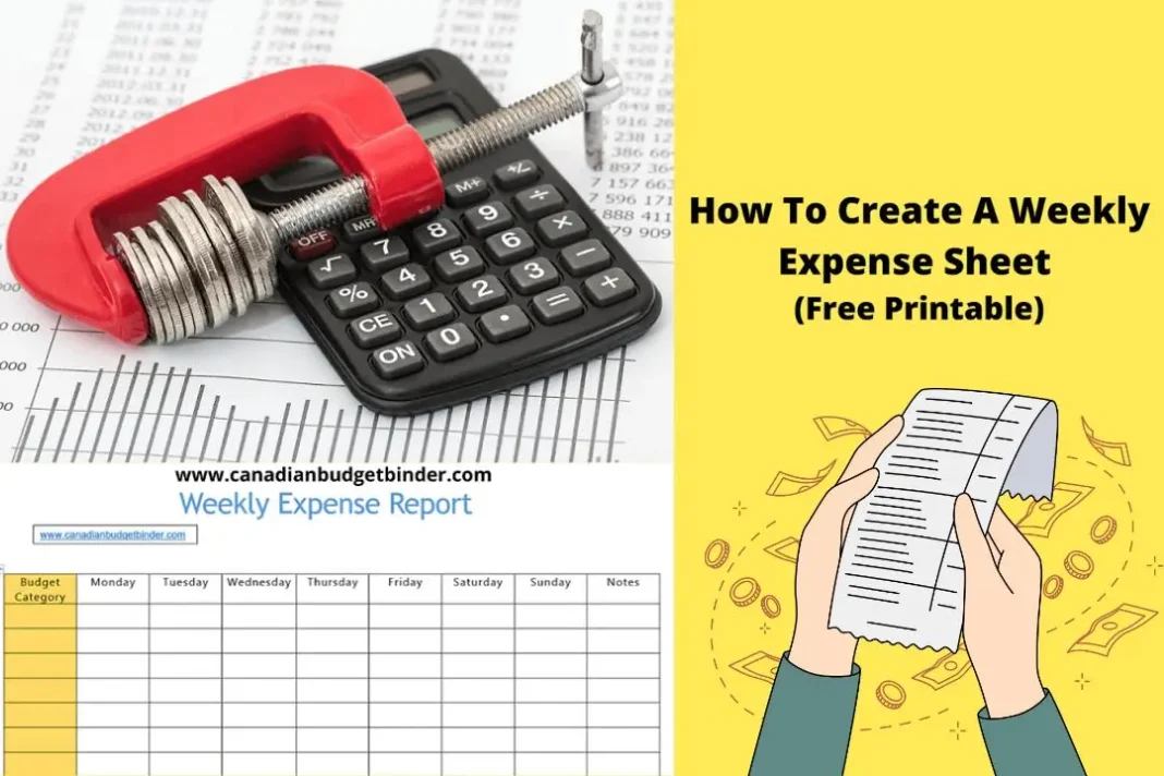 How To Create A Weekly Expense Sheet : Jan 2020 Budget Report (Free ...